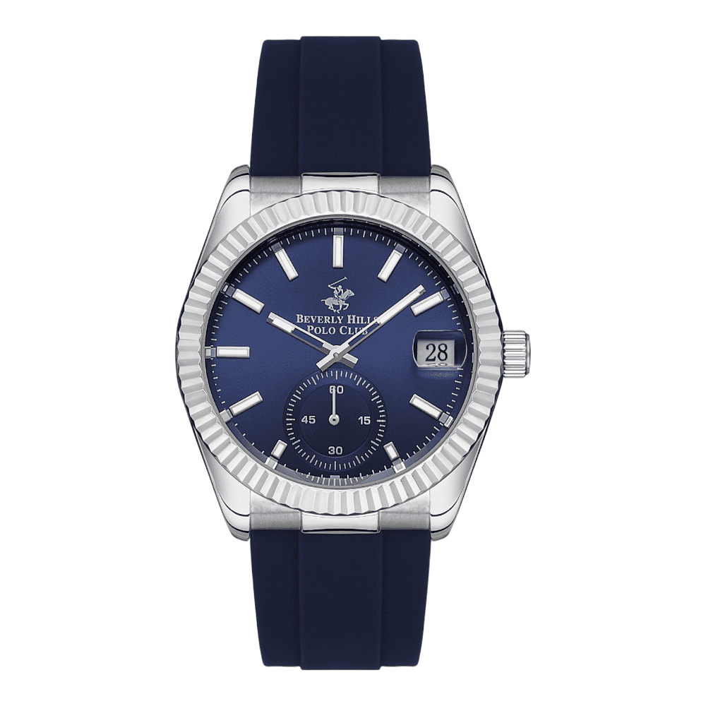 Buy BEVERLY HILLS POLO CLUB Men's Analog Dark Blue Dial Watch - BP3325X ...