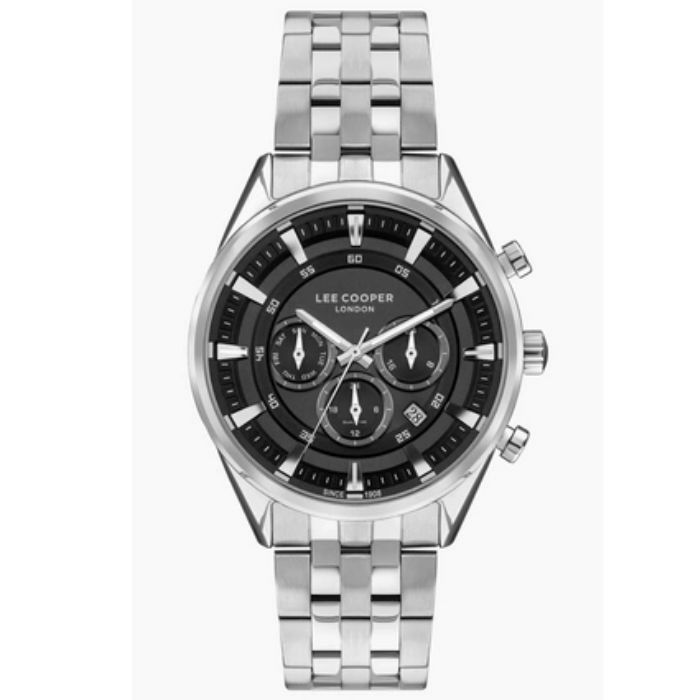 Buy LEE COOPER Men's Multi Function Black Dial Watch - LC07533.350 - Dash