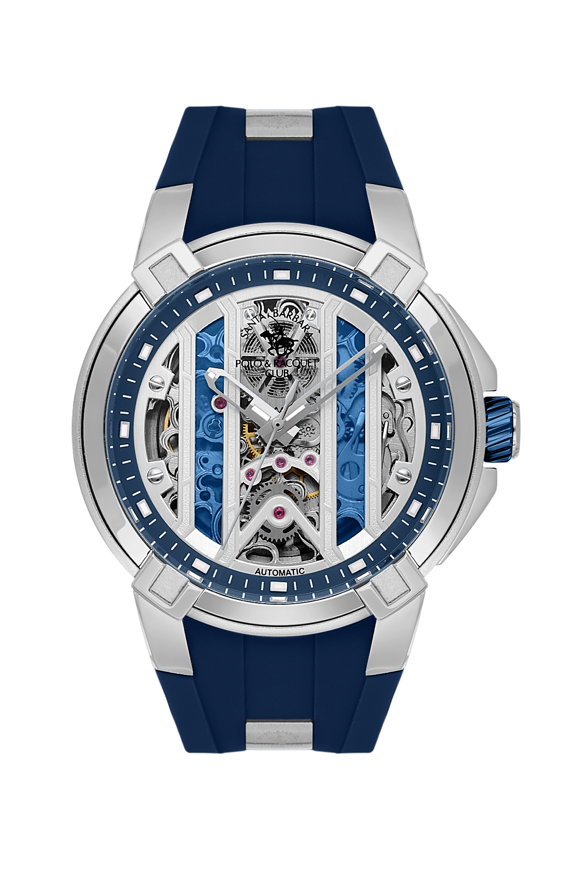 Buy SANTA BARBARA MEN'S AUTOMATIC WATCH BLUE DIAL SB.1.10605-2 - Dash
